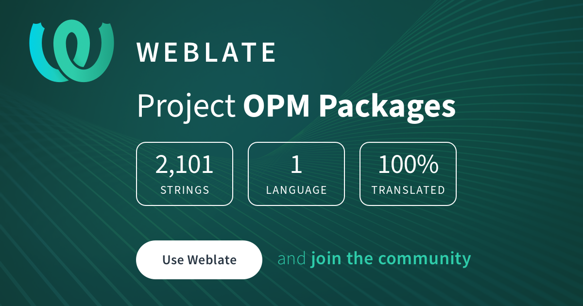 OPM Packages - English @ OTOBO Translation