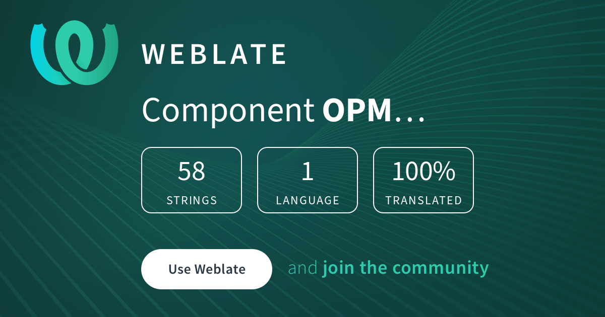 OPM Packages/ImportExport — English @ OTOBO Translation